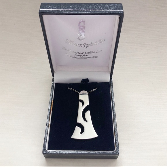 Jewelry | New Silver Spirit Silver Celtic Art Necklace | Poshmark